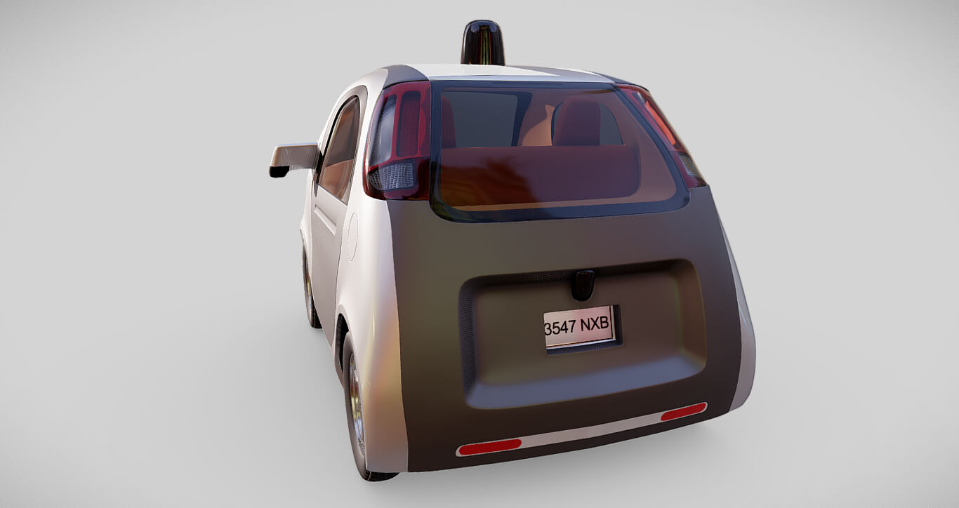 Google Self-Driving Car 3D Model by azinkey