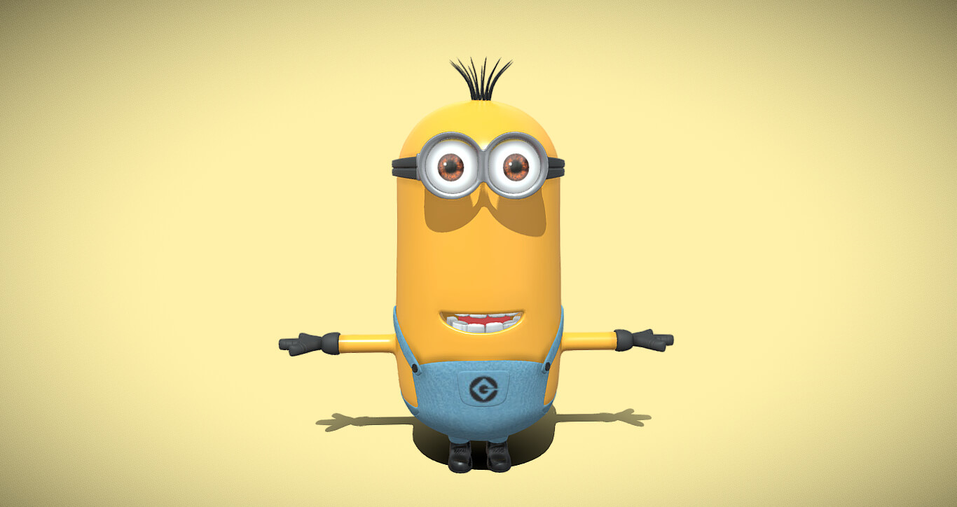 Kevin The Minions - 3D Model by azinkey