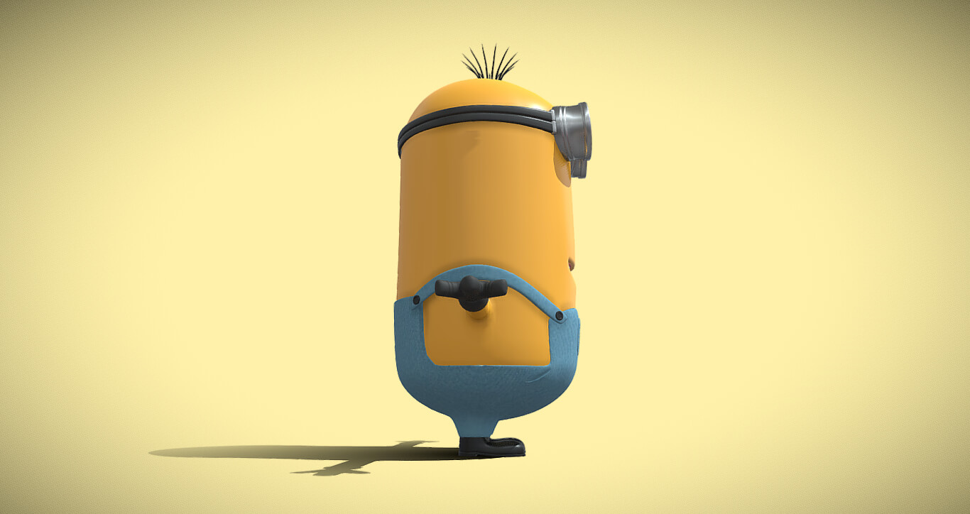 Kevin The Minions - 3D Model by azinkey