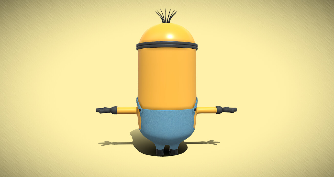 Kevin The Minions - 3D Model by azinkey