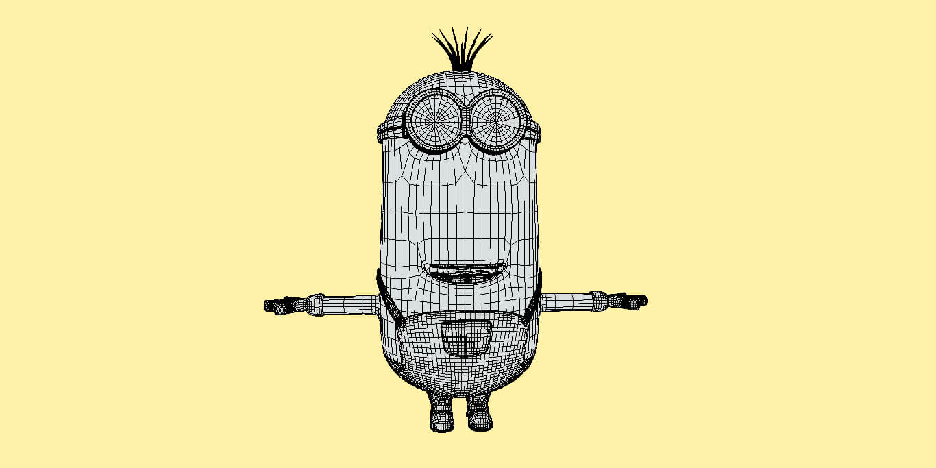 Kevin The Minions - 3D Model by azinkey