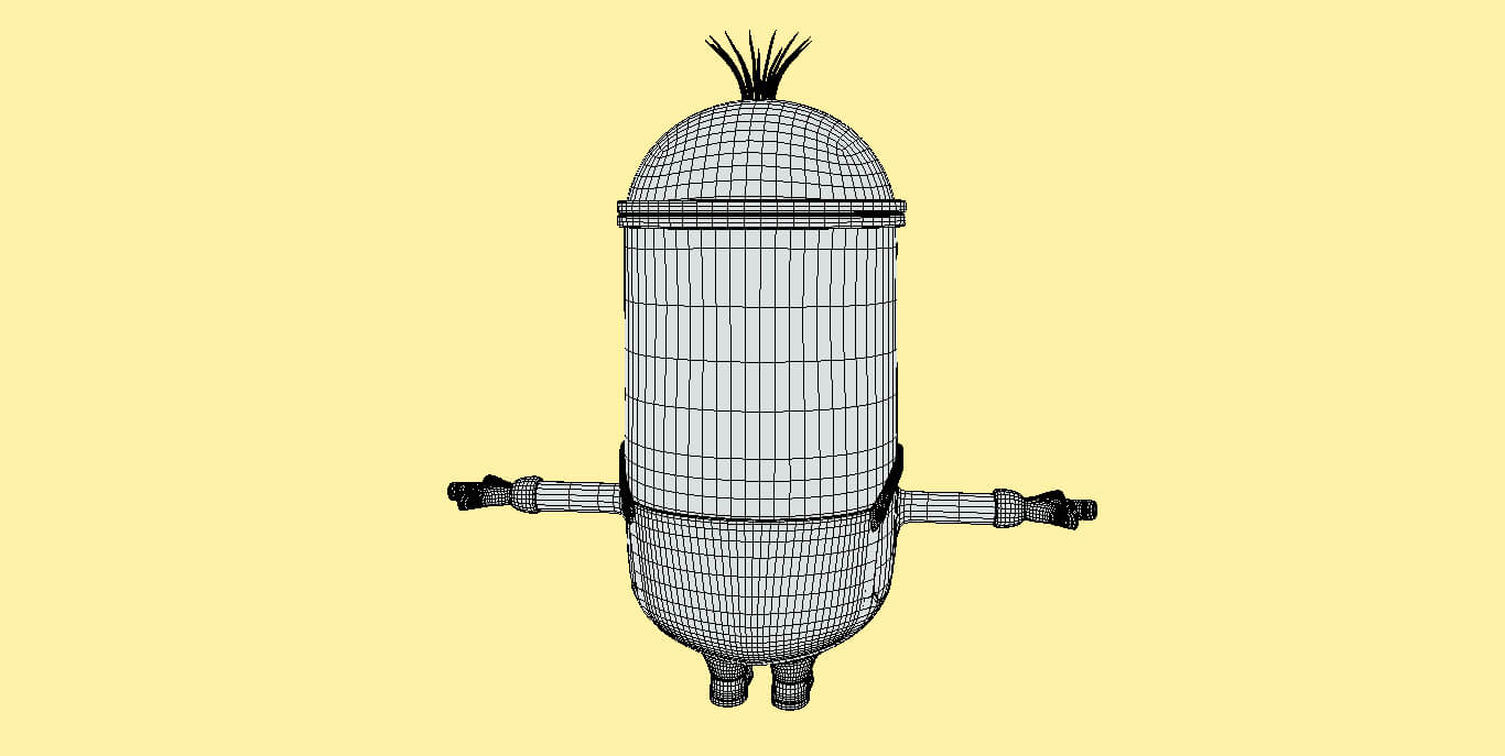 Kevin The Minions - 3D Model by azinkey