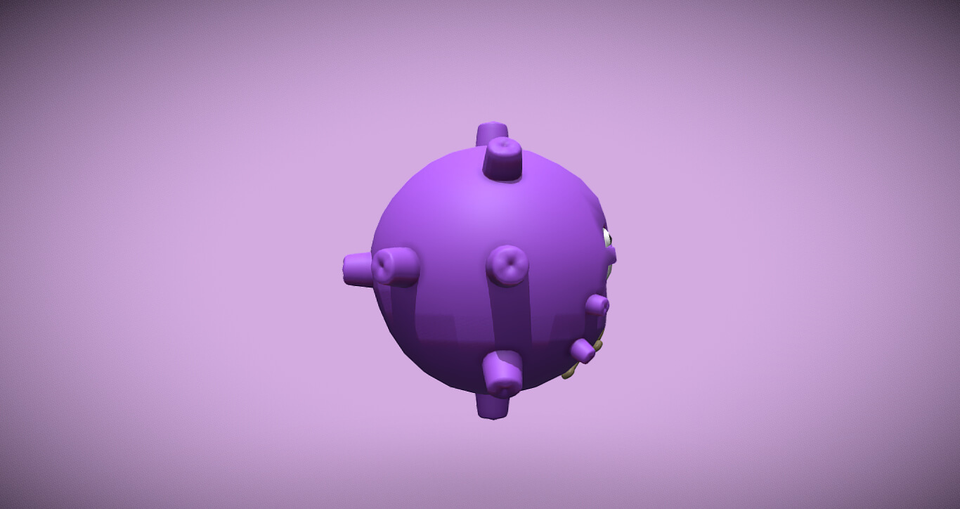 Koffing Pokemon - 3D Model by azinkey