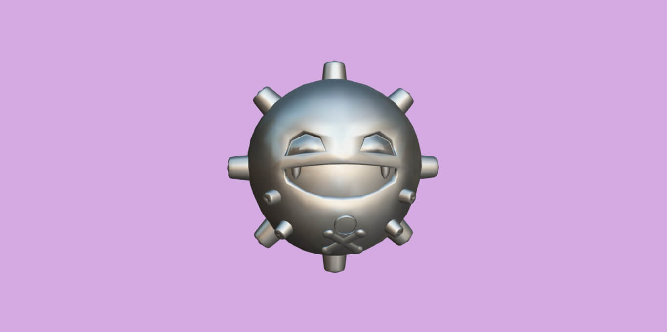 Koffing Pokemon - 3D Model by azinkey