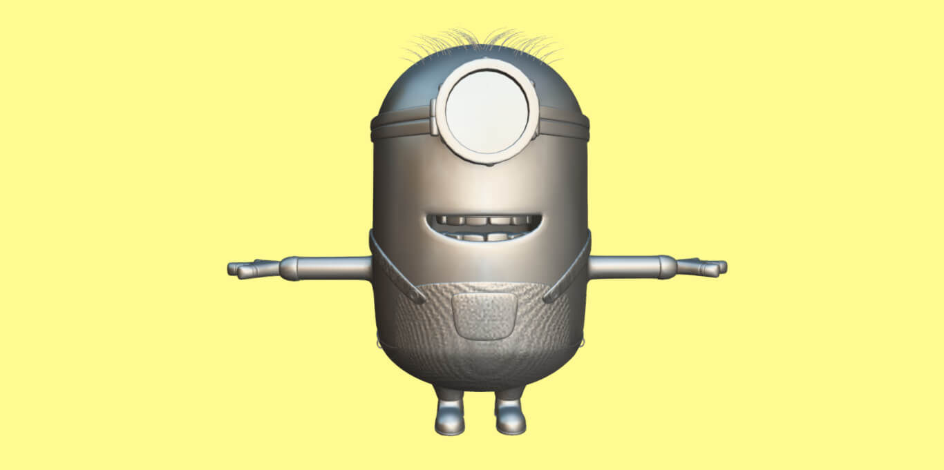 Minions Carl Character - 3D Model by azinkey