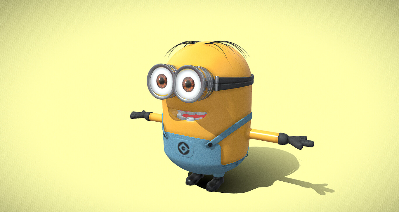 Minions Dave - Character 3D Model by azinkey