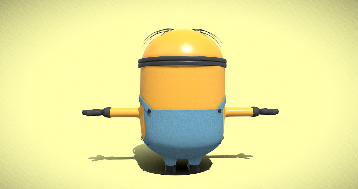Minions Dave - Character 3D Model by azinkey