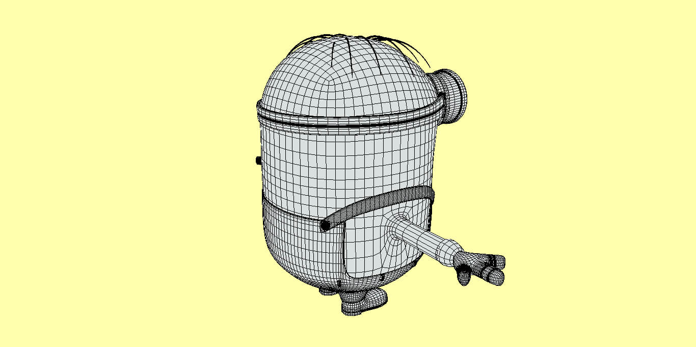 Minions Dave - Character 3D Model by azinkey