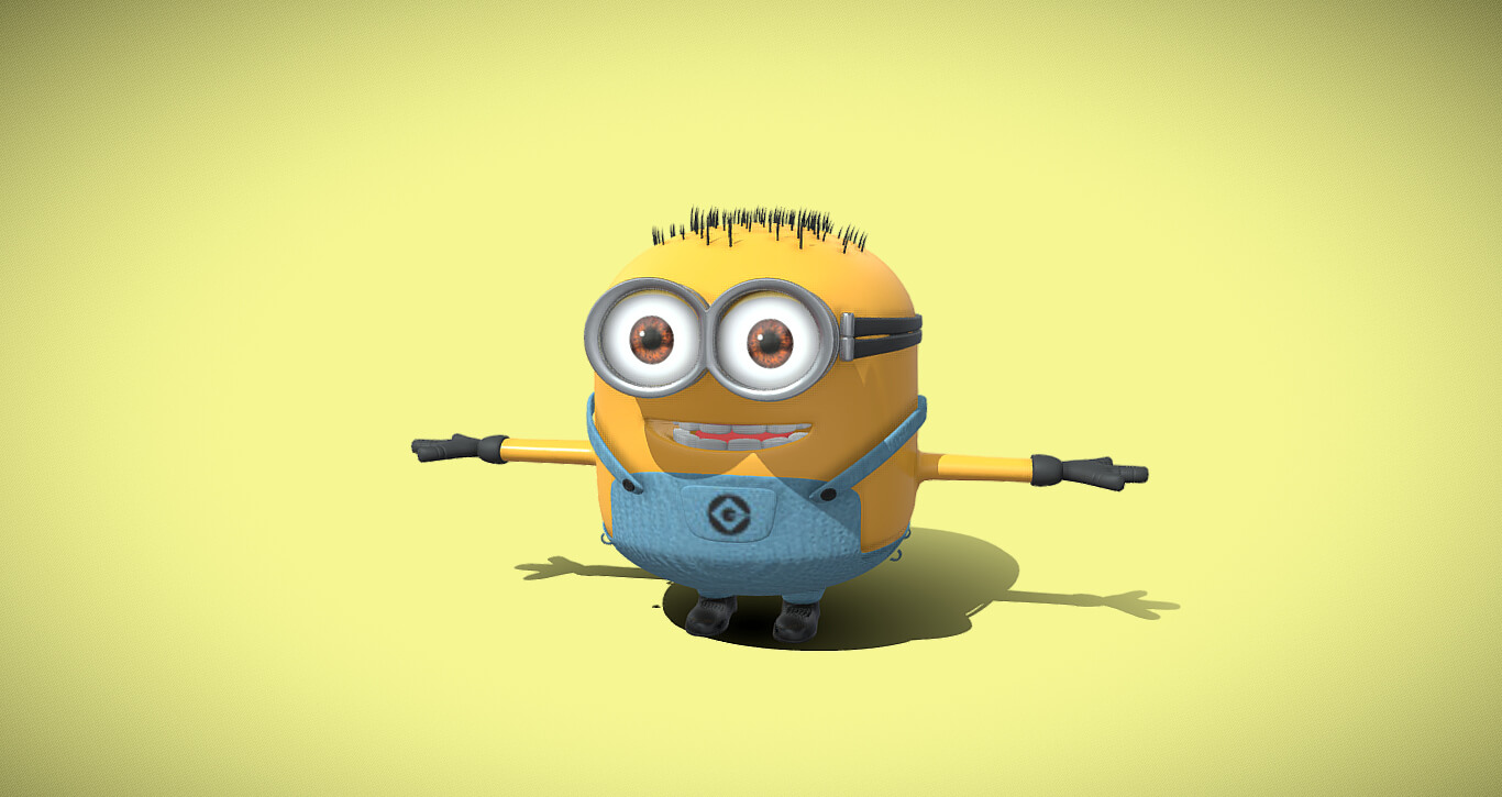 Minions Jorge Character - 3D Model by azinkey