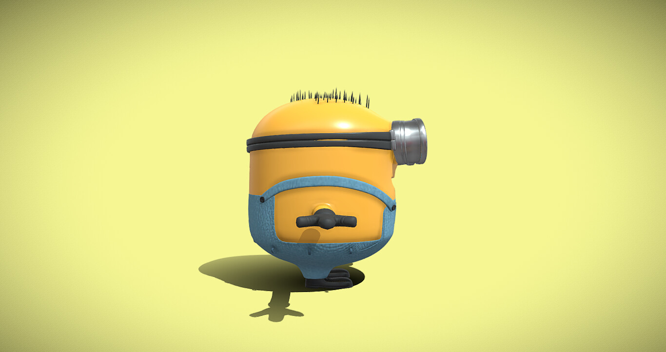 Minions Jorge Character - 3D Model by azinkey
