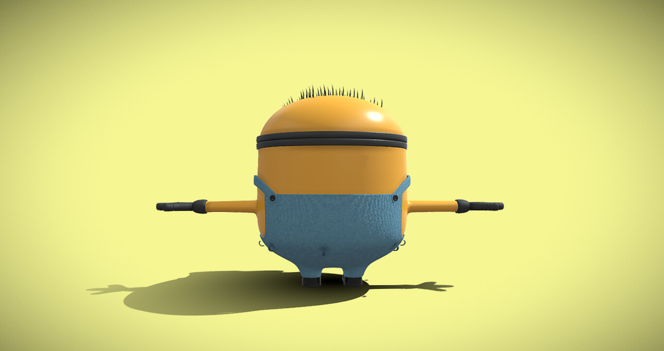Minions Jorge Character - 3D Model by azinkey