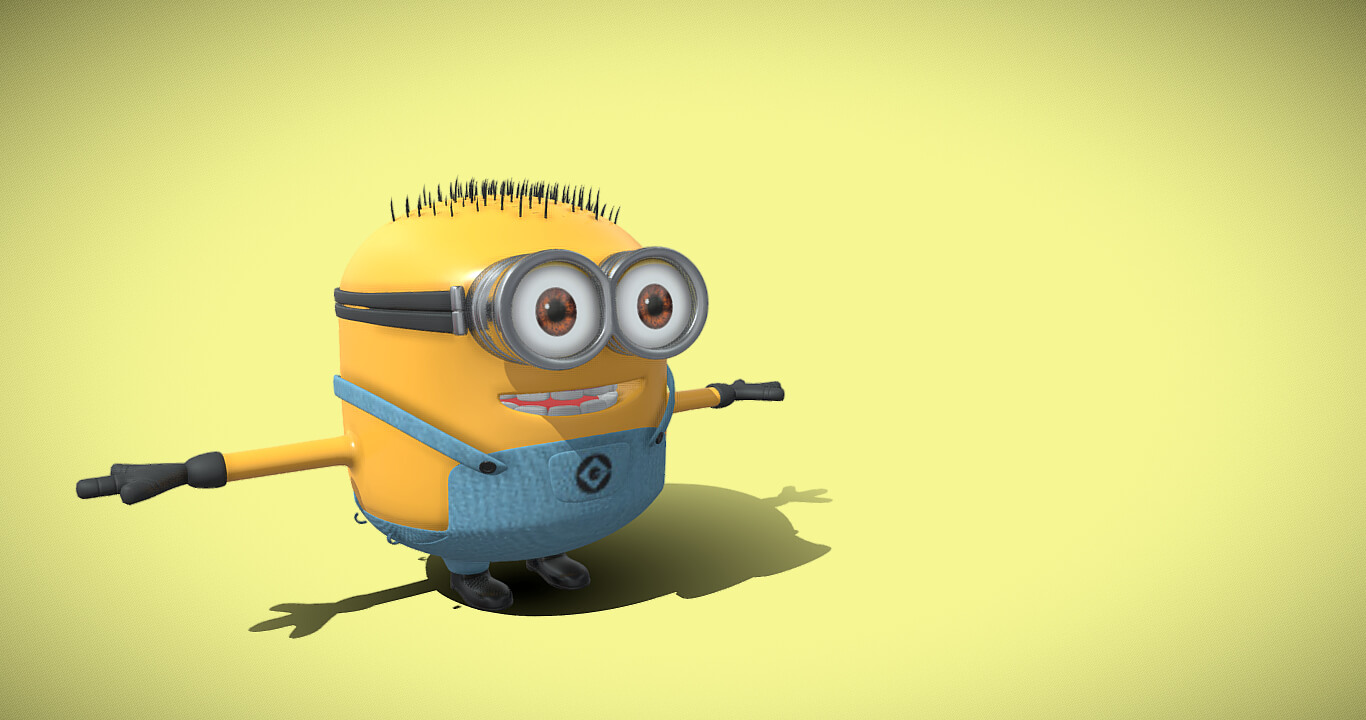 Minions Jorge Character - 3D Model by azinkey