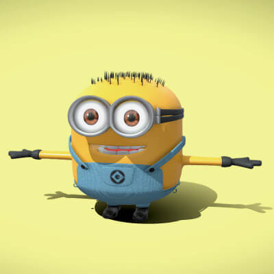 Minions Jorge Character - 3D Model by azinkey