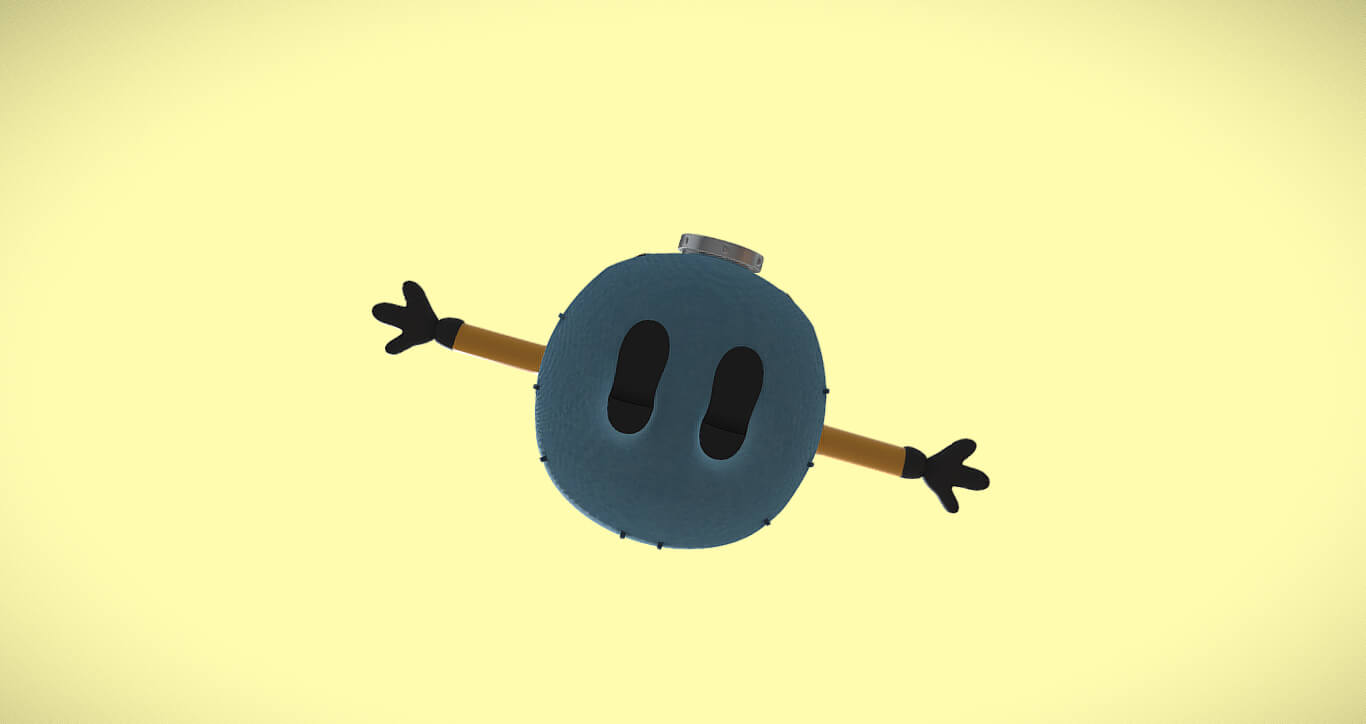 Minions Stuart Character - 3D Model by azinkey