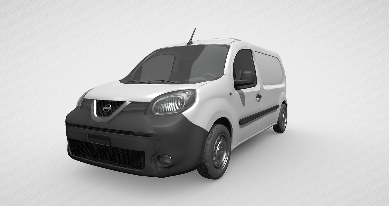 Nissan NV 250 Combi L2 2019 Cargo Van - 3D Model by azinkey
