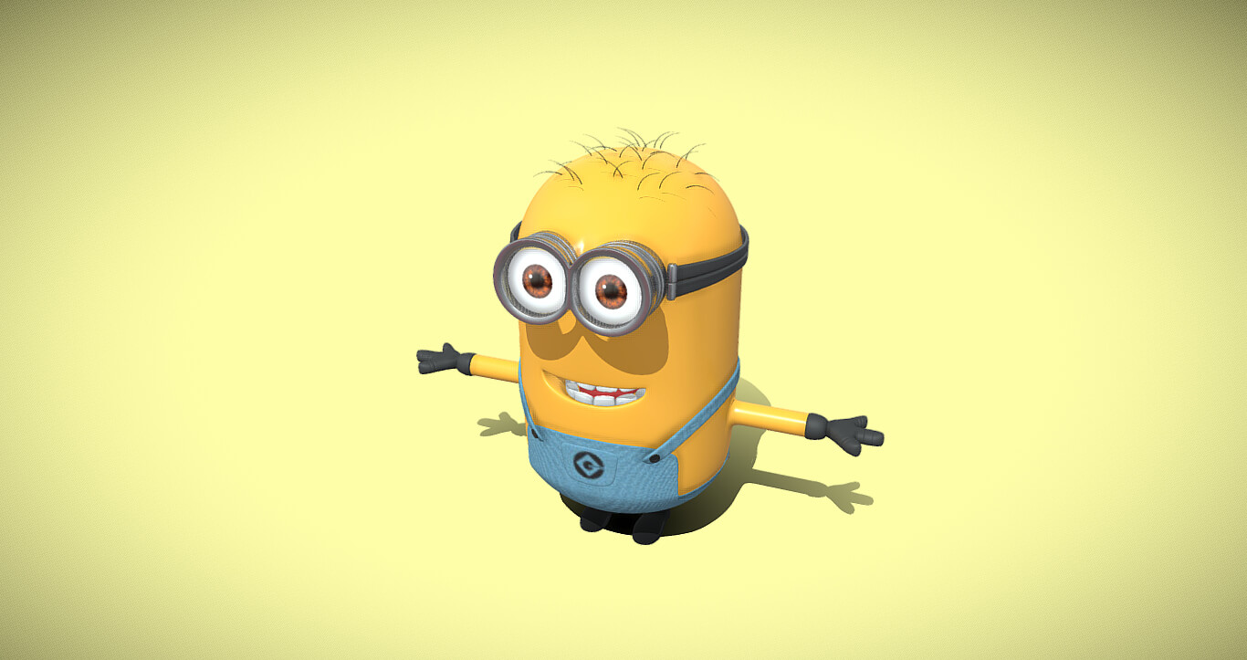 Phil The Minion Character - 3D Model by azinkey