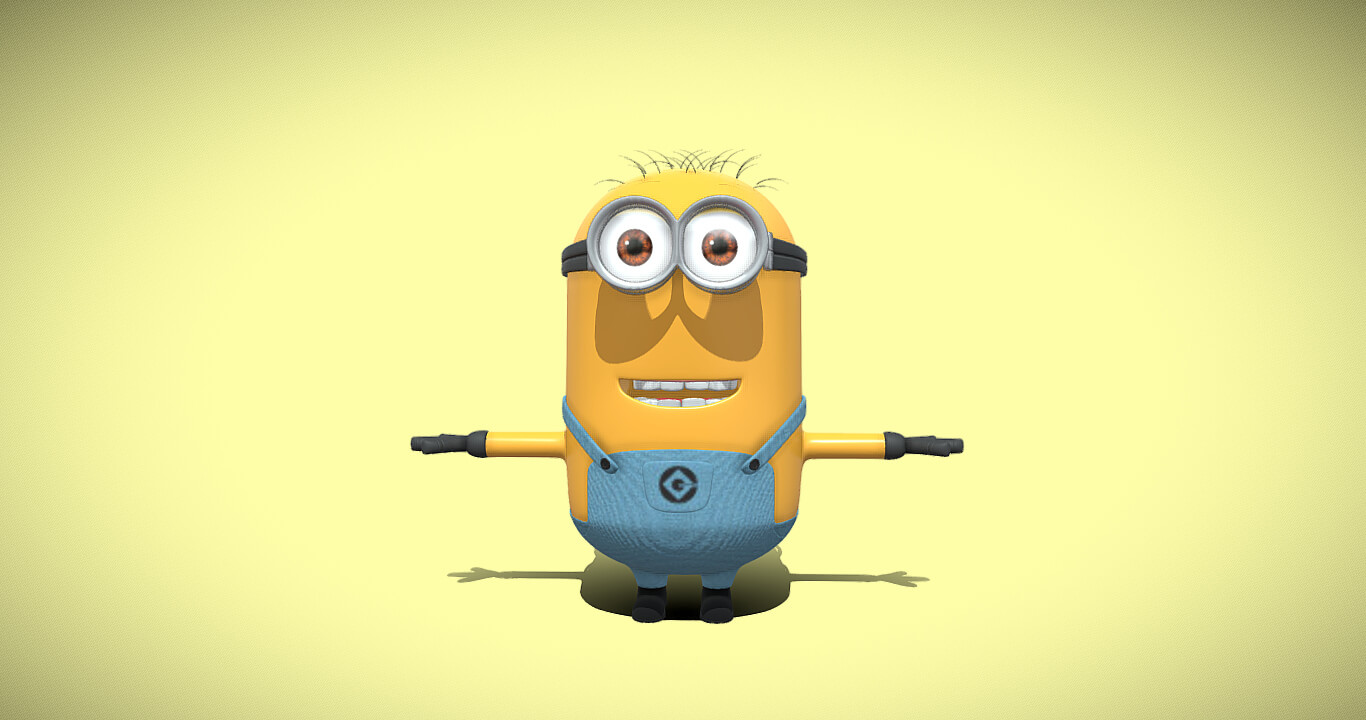 Phil The Minion Character - 3D Model by azinkey