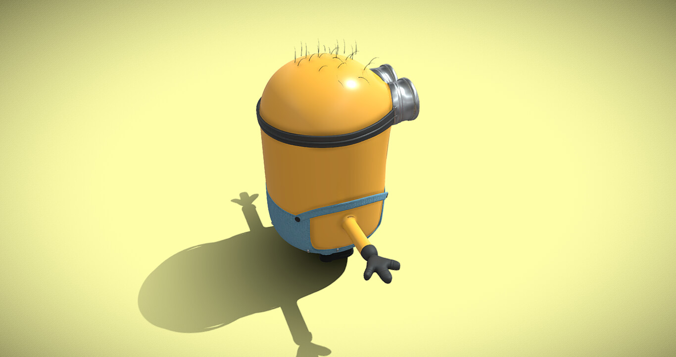Phil The Minion Character - 3D Model by azinkey