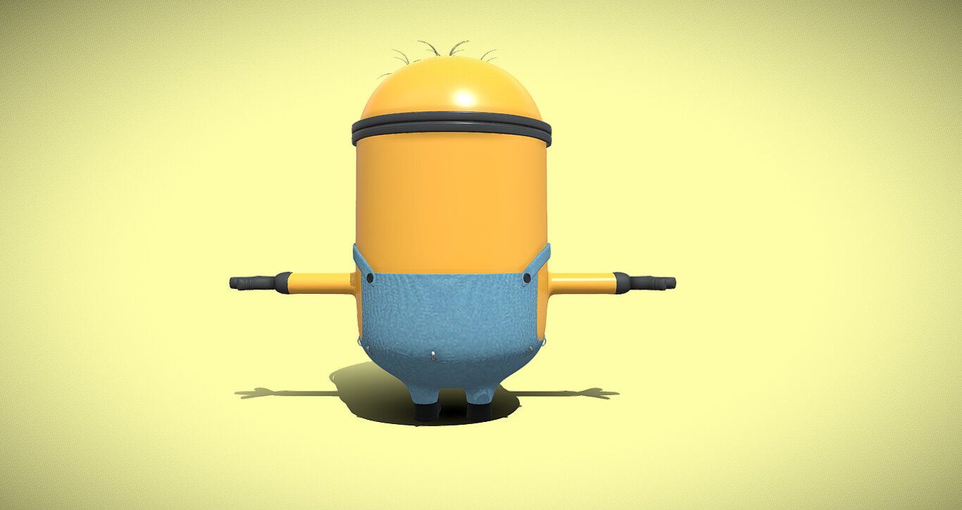 Phil The Minion Character - 3D Model by azinkey