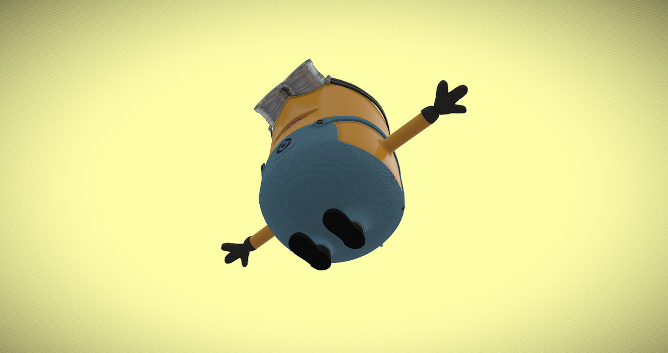 Phil The Minion Character - 3D Model by azinkey