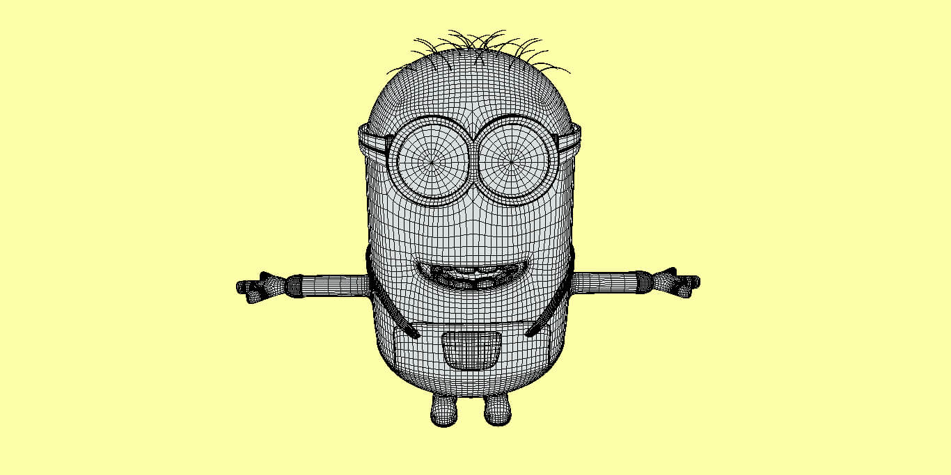 Phil The Minion Character - 3D Model by azinkey