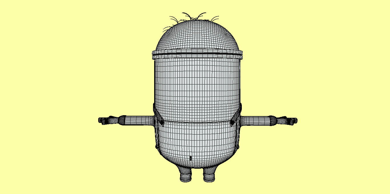 Phil The Minion Character - 3D Model by azinkey