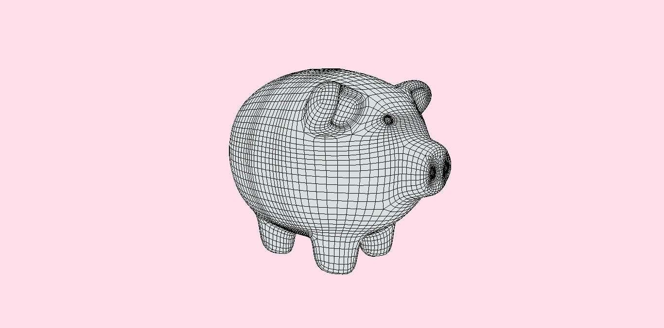 Piggy Bank Toy - 3D Model by azinkey