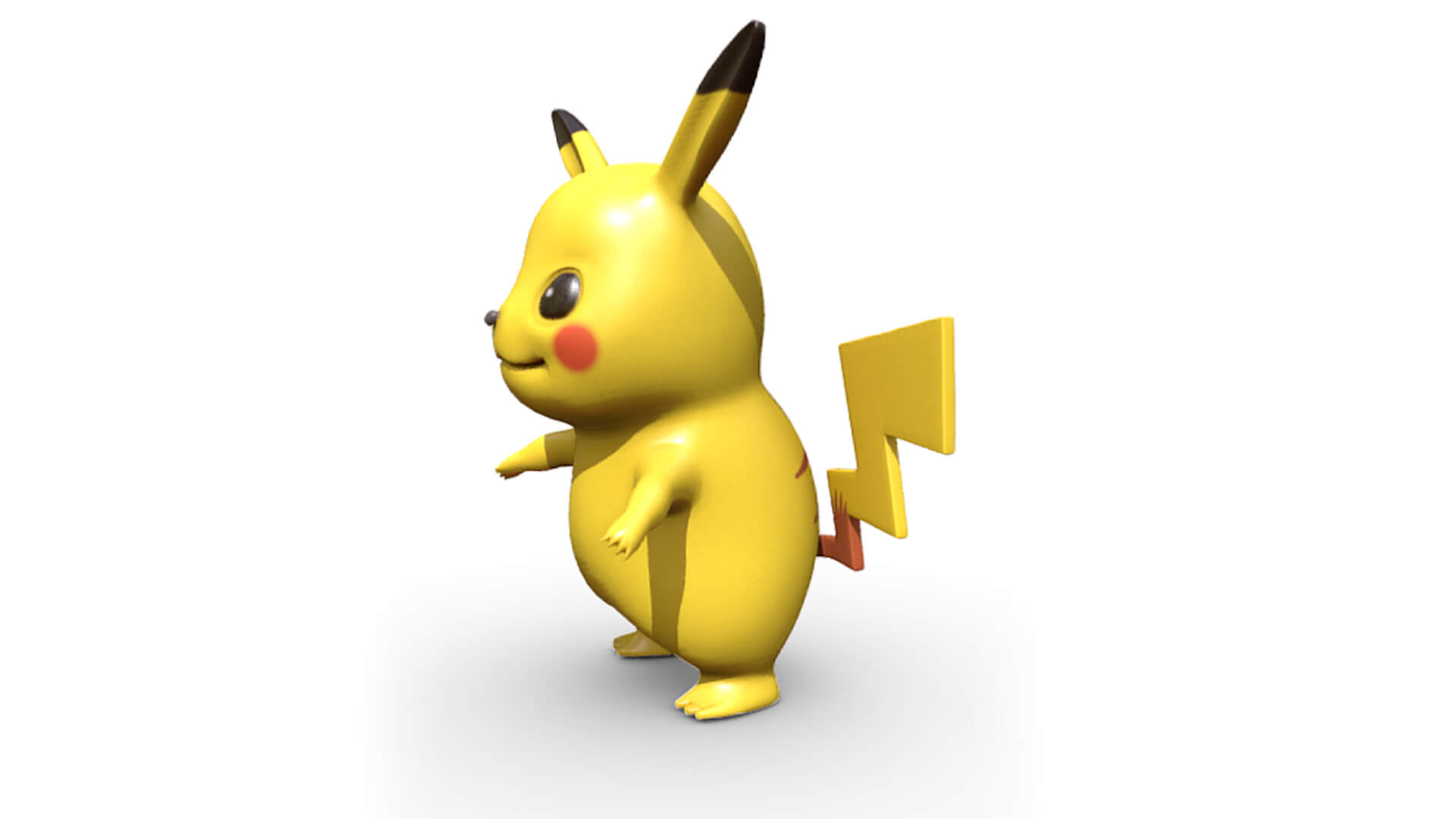 Pikachu Pokemon - 3D Model by azinkey