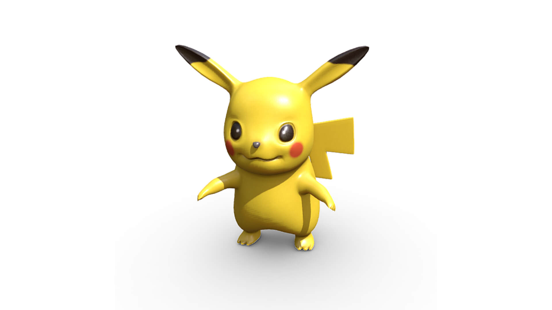 Pikachu Pokemon - 3D Model by azinkey