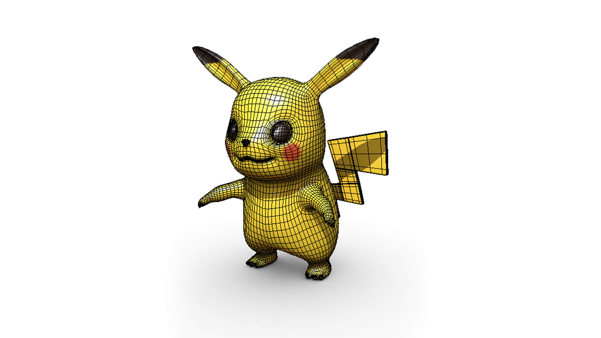 Pikachu Pokemon - 3D Model by azinkey