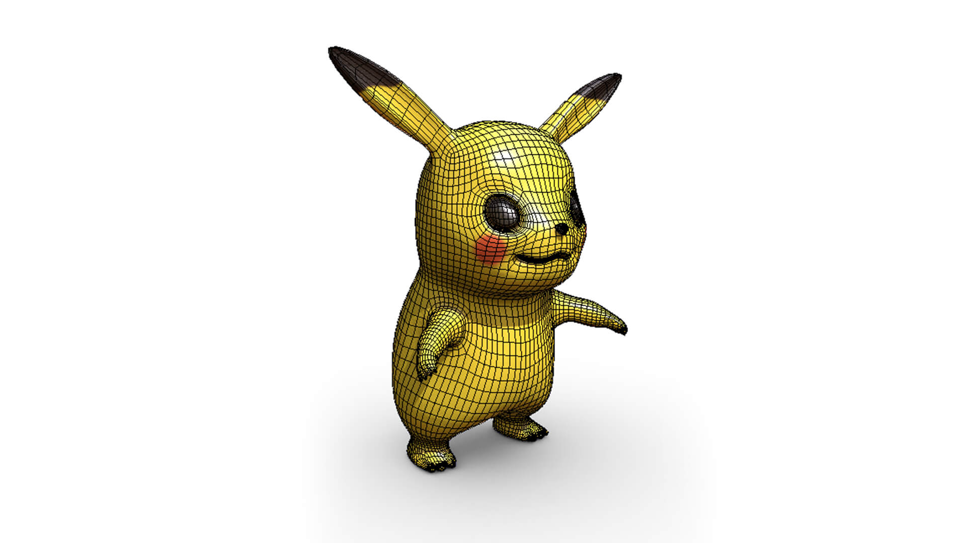 Pikachu Pokemon - 3D Model by azinkey