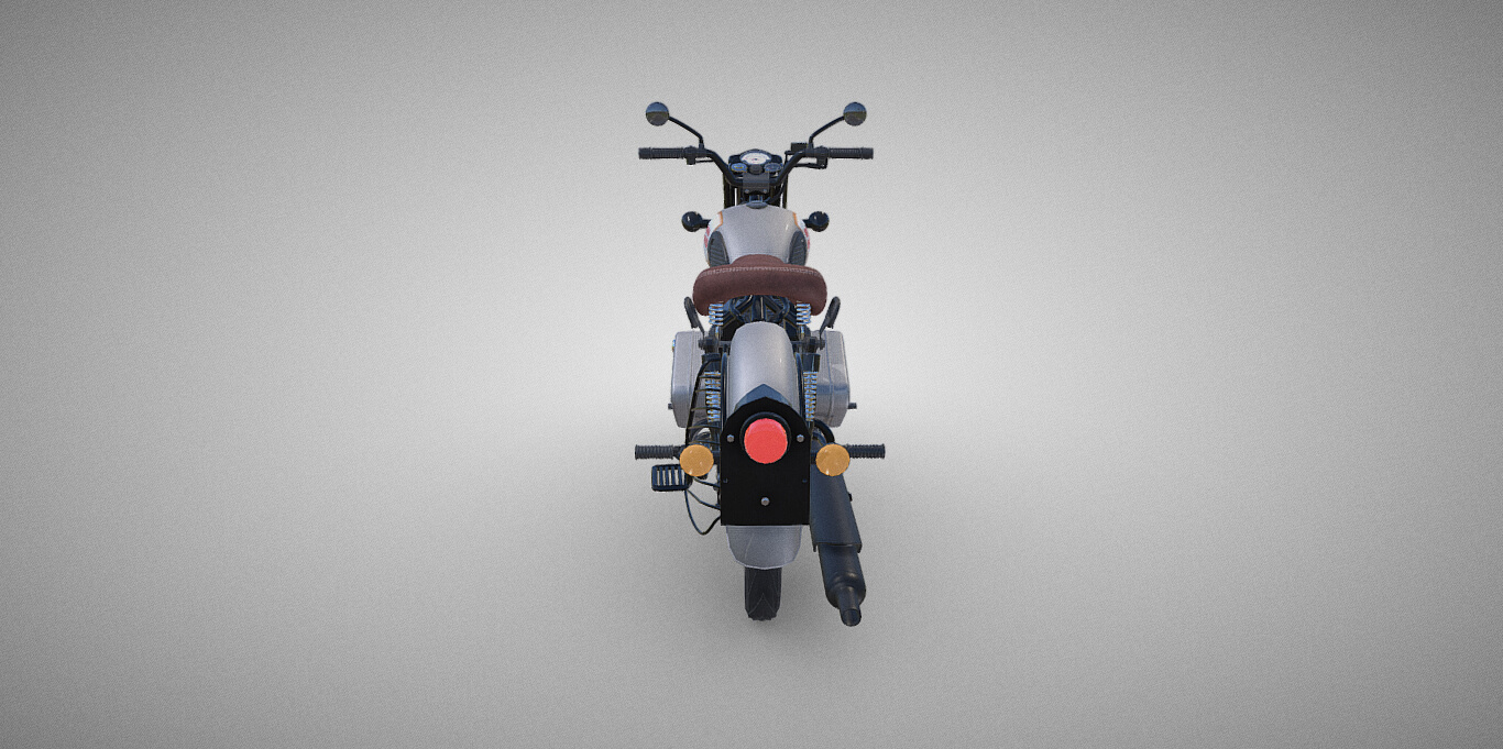 Royal Enfield Classic 350 Motorbike - 3D Model by azinkey