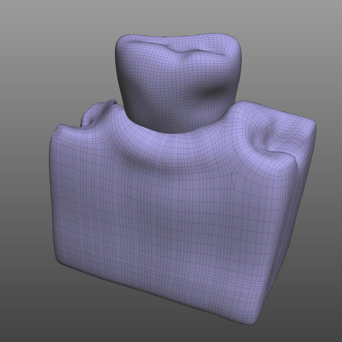 Tooth Cutaway - 3D Model by AzulUtak