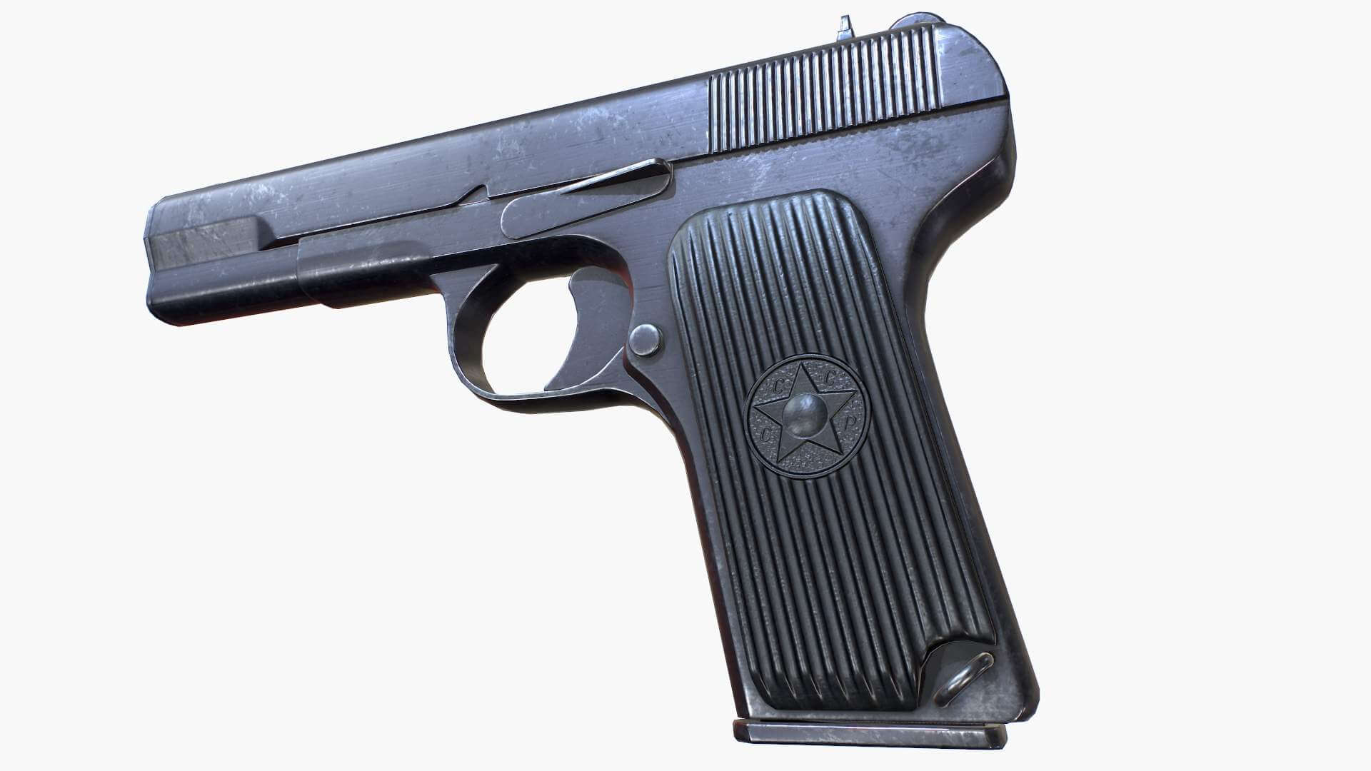 Tokarev (TT) - 3D Model by B1endman