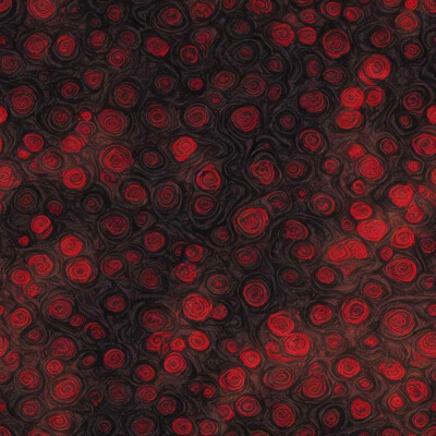 Ethereal Black & Red Swirls - Dreamy Abstract Pattern Stock Image by Babakn