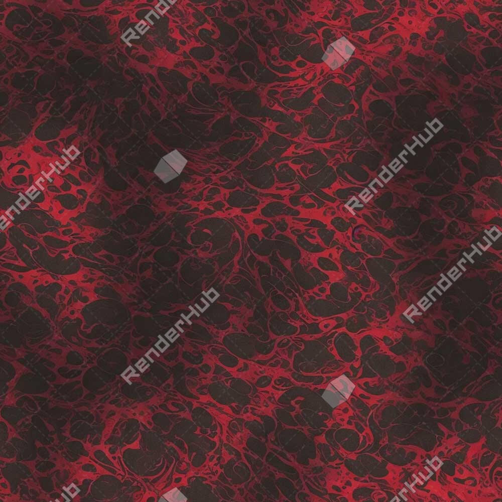 Ethereal Dream Abstract: Black and Red Swirls Pattern - Stock Image by ...
