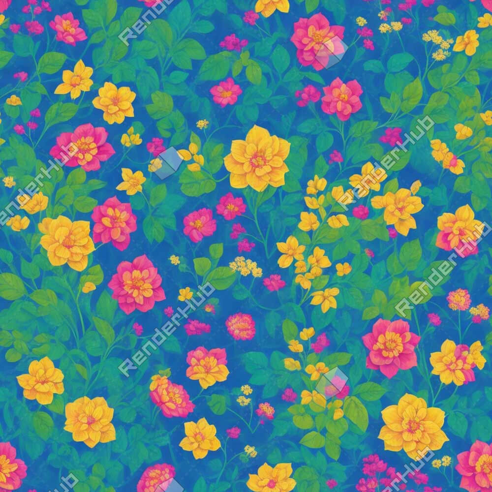 Nature-Inspired Seamless Patterns - High-Quality Vector Art Stock Image ...