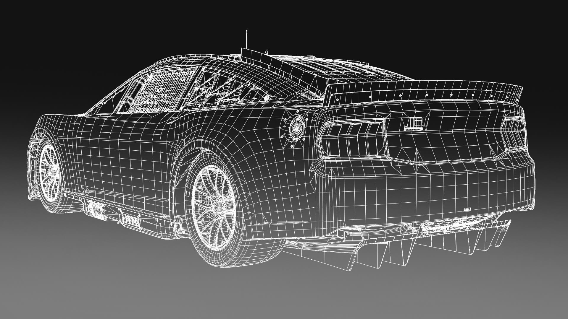 Nascar Ford Mustang 2024 - 3D Model by badima