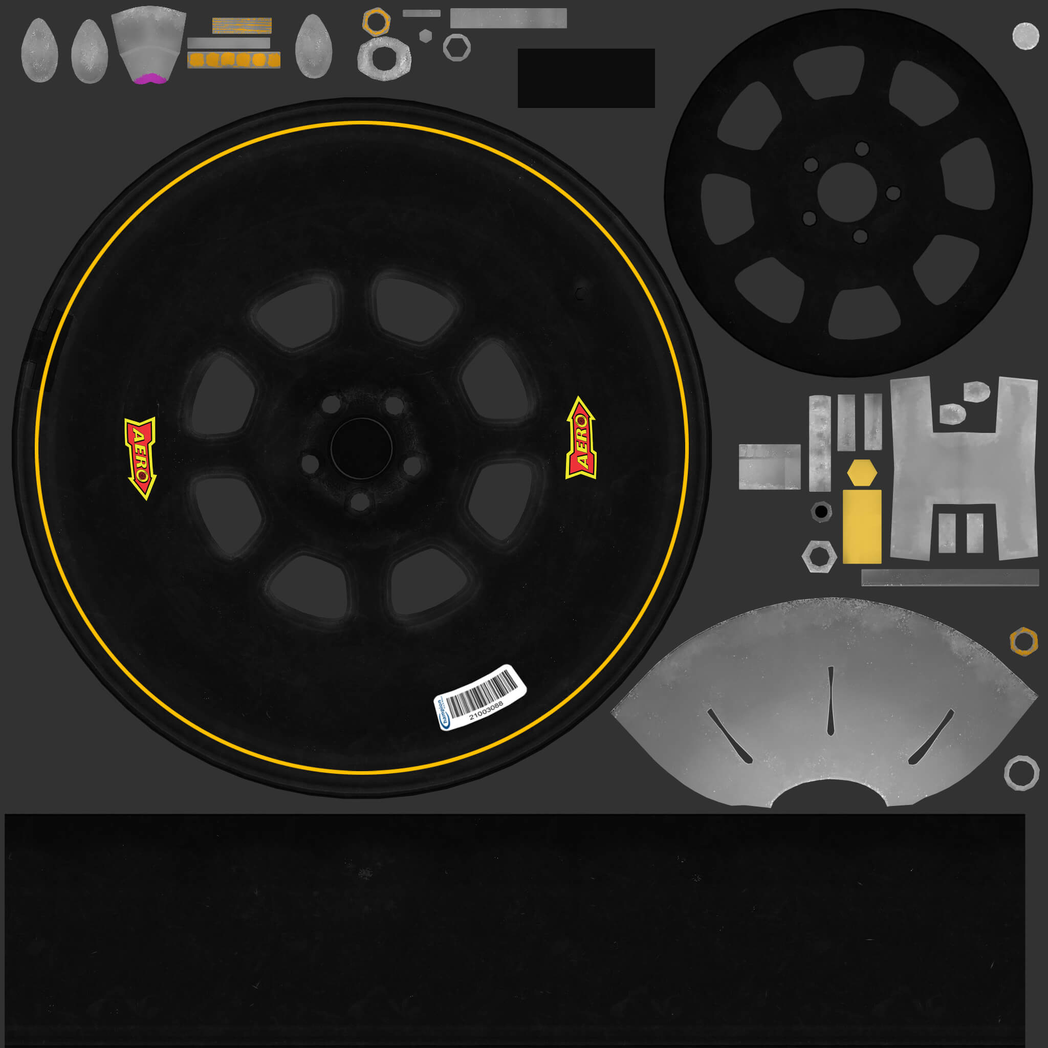 Nascar Xfinity Series Chevrolet Camaro 2025 - 3D Model by badima