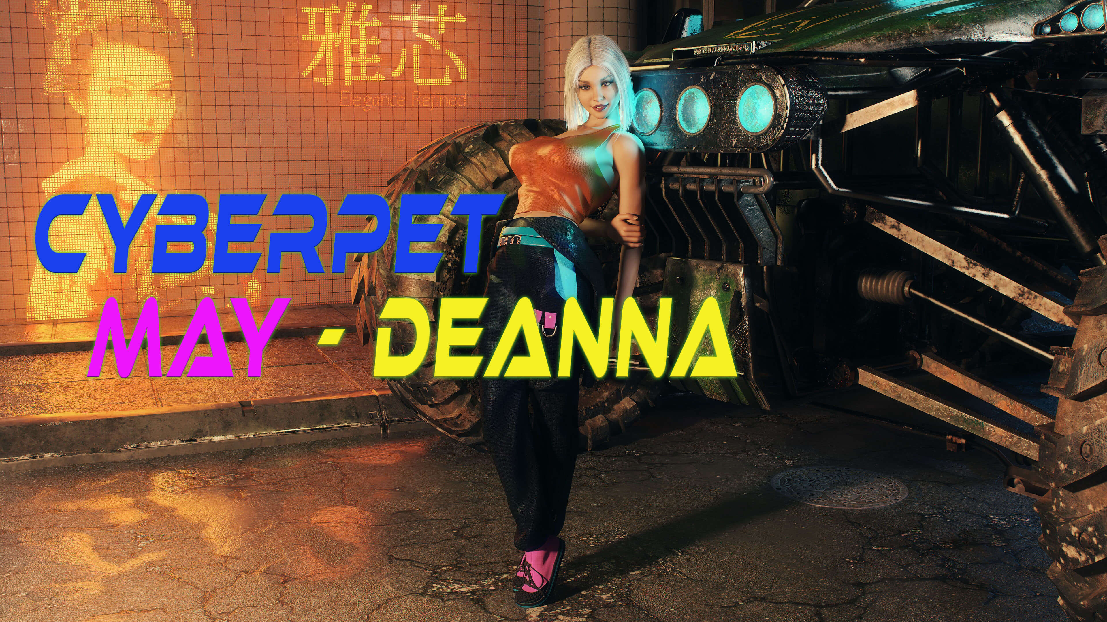 Cyberpet May - Deanna 3D Render, Digital Art by Bakaplays