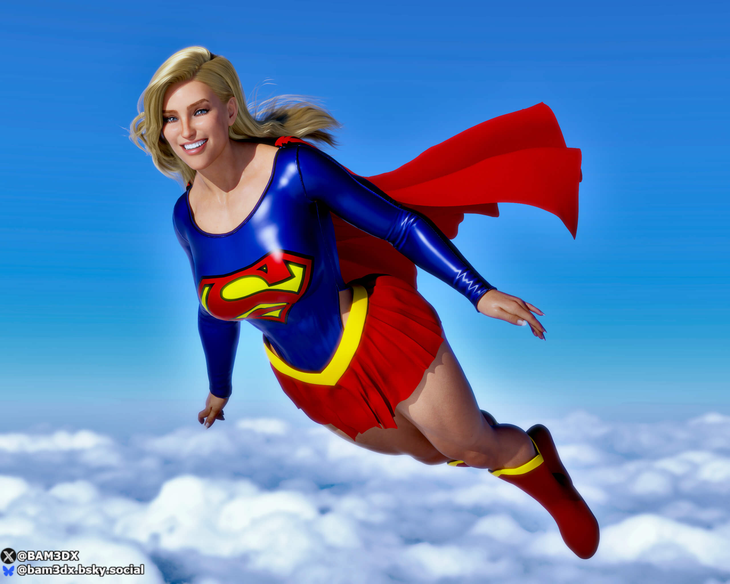 Woman of Tomorrow 3D Render, Digital Art by bam3019