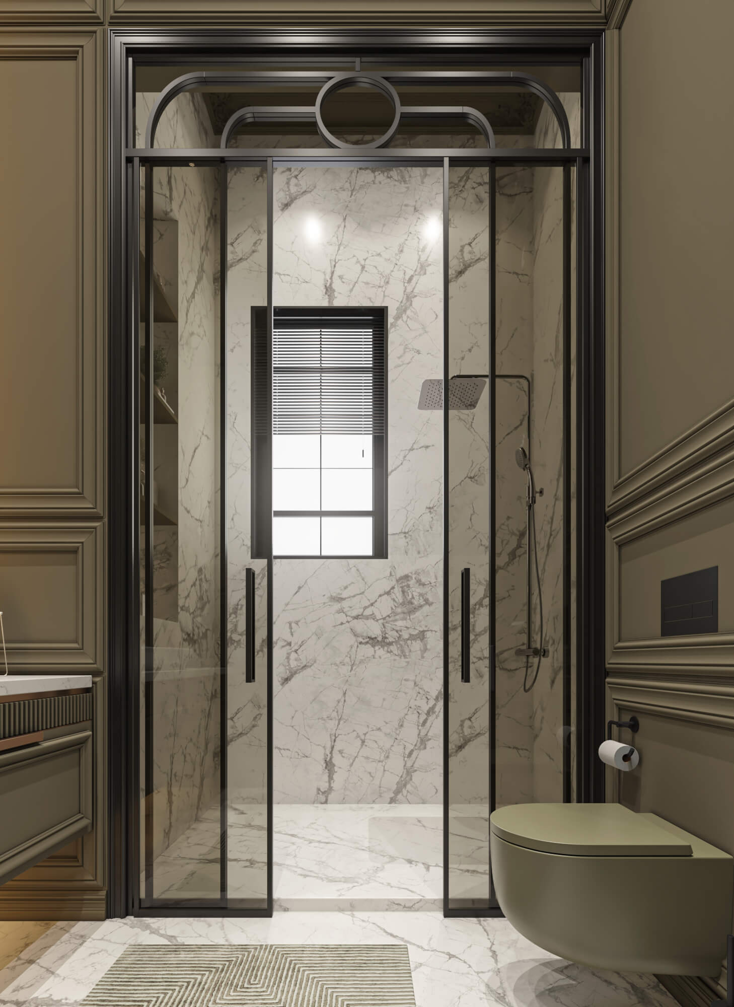 New Classic Bathroom - 3D Model by baselsaeed