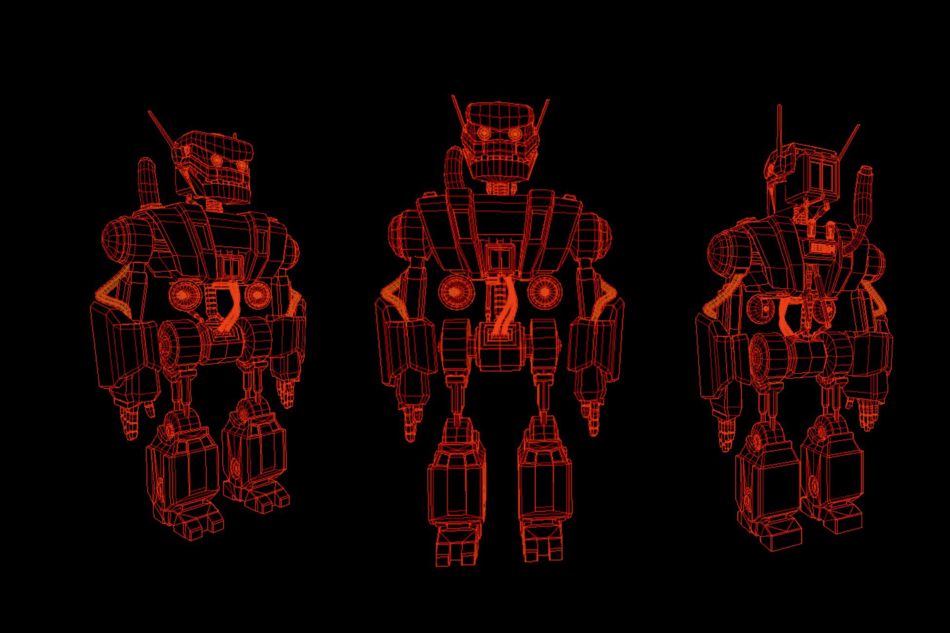 Old Robot - 3D Model by Baster3D