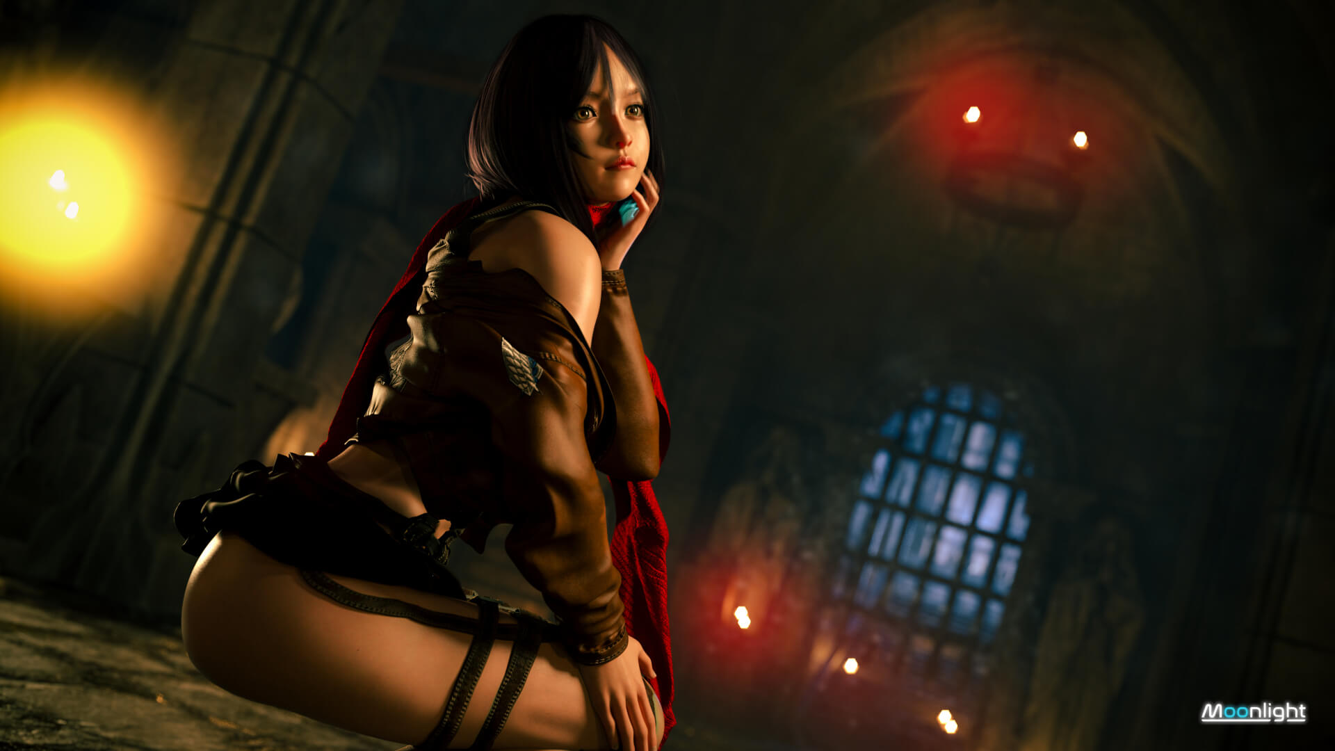 Akari on Titan by Batman_sid | RenderHub Wallpapers