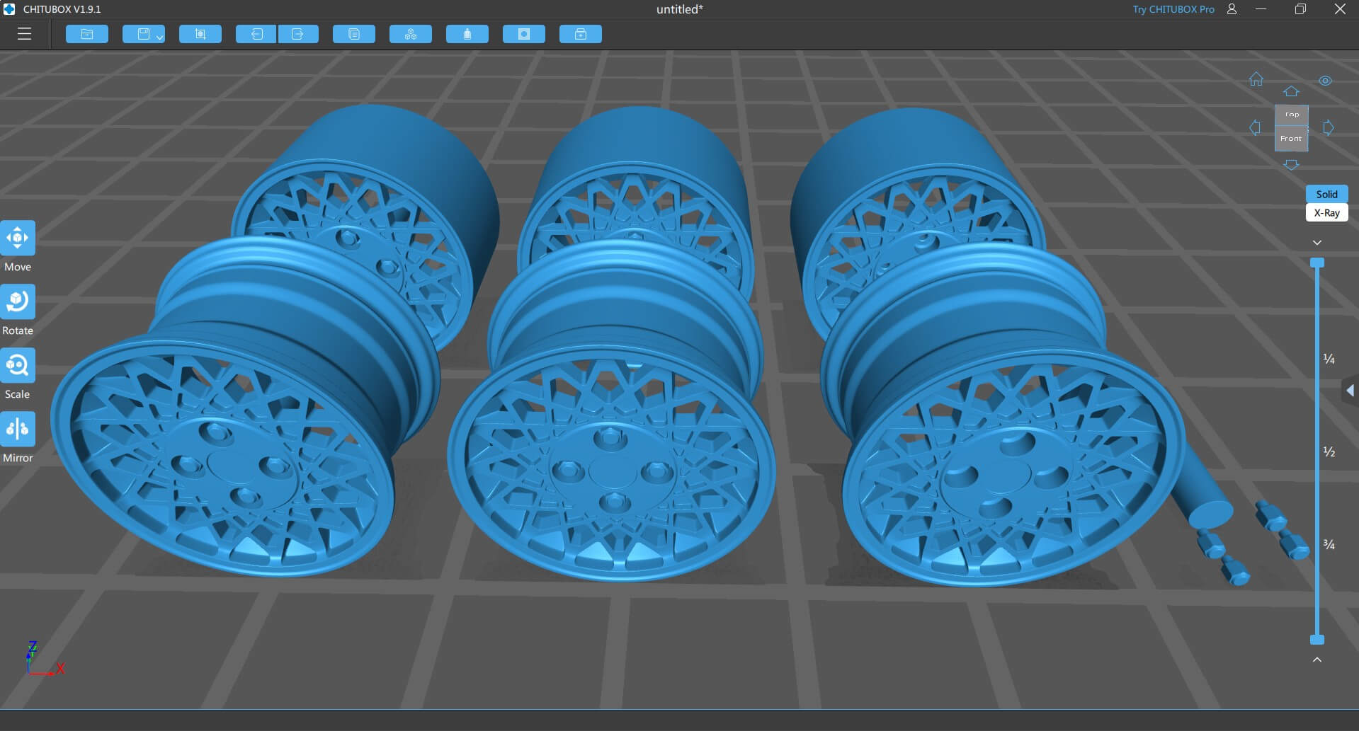 200SX Turbo Wheels - 3D Model by bayazoff