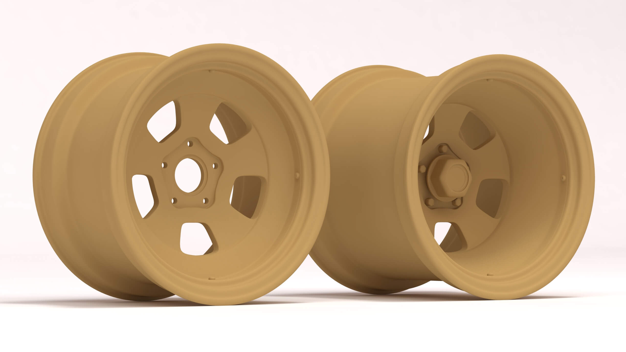 312 PB Rims Front and Rear - 3D Model by bayazoff