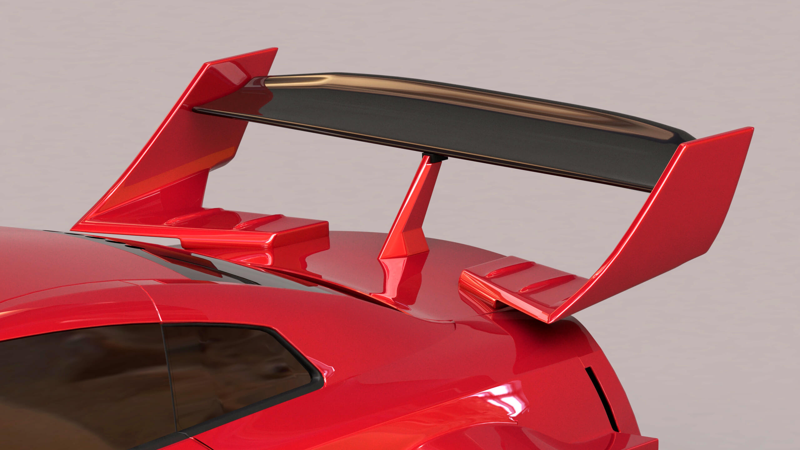 35GT RR Silhouette Rear Wing Standalone - 3D Print Model by bayazoff