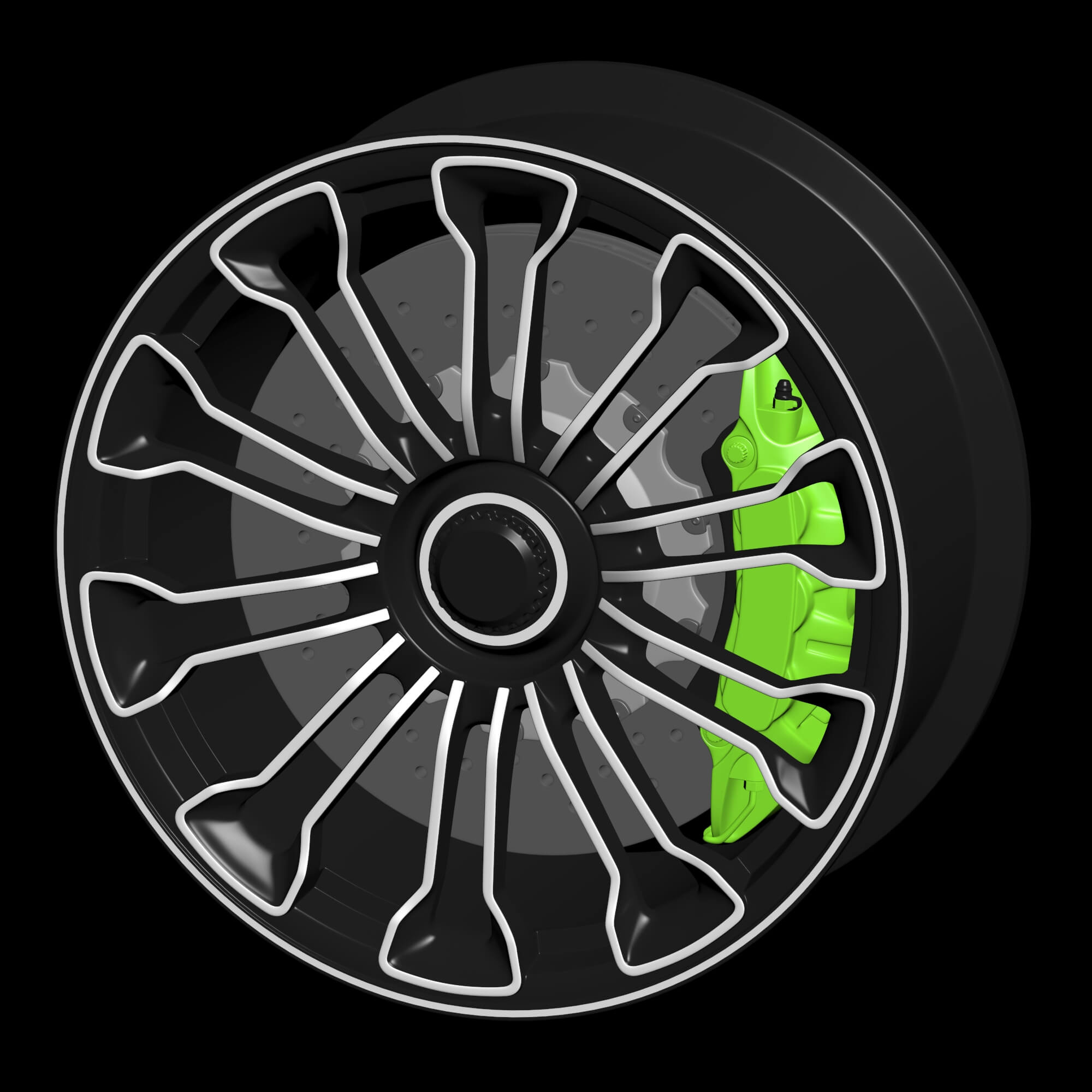 918 Spyder Wheels Front and Rear - 3D Model by bayazoff