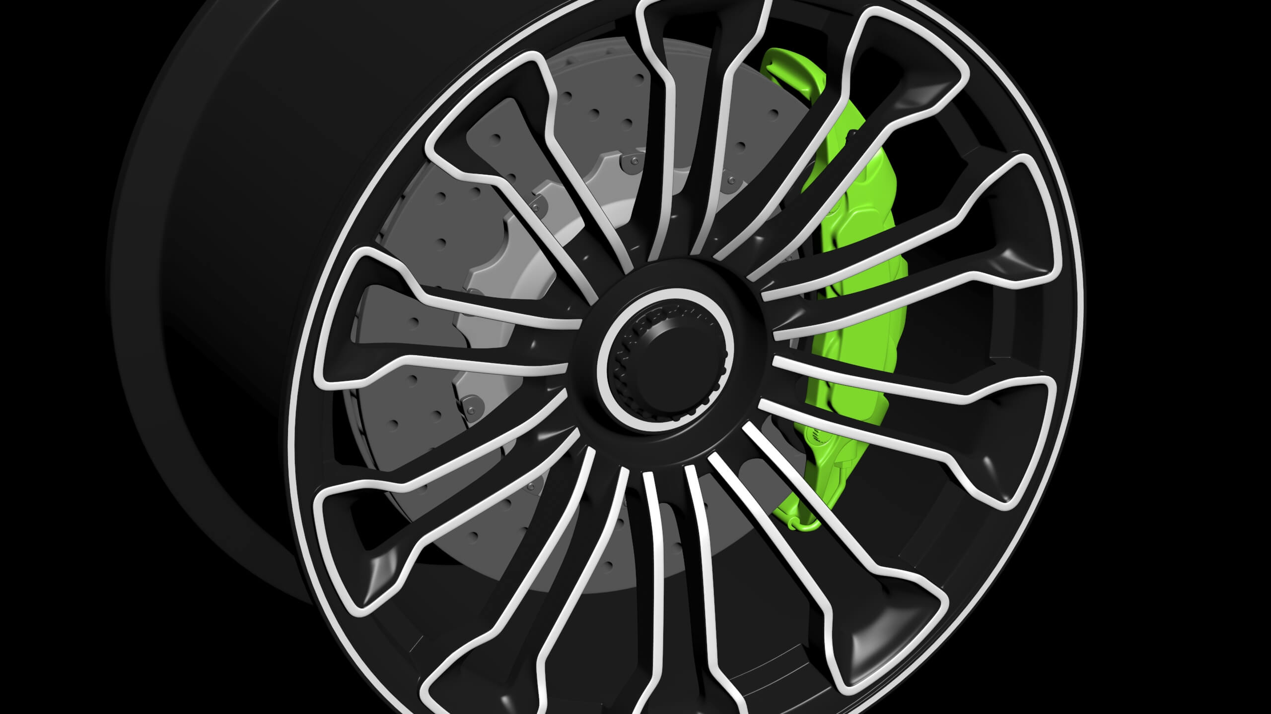 918 Spyder Wheels Front and Rear - 3D Model by bayazoff