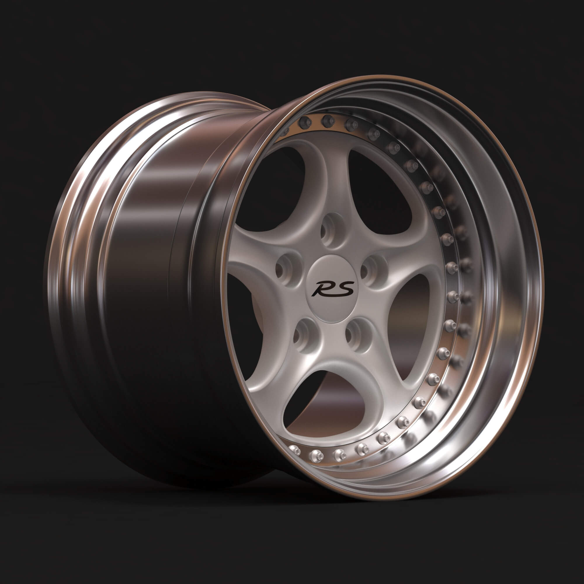 993 RS Speedline Wheels - 3D Model by bayazoff